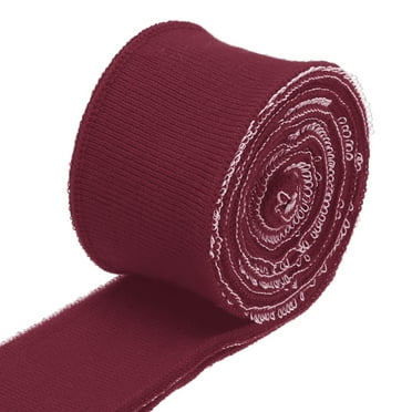 Uxcell 1 Pair Elastic Cuffs Ribbed Trims, 31.5" x 1.4'' Cotton Knit Rib ...