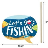 Big Dot of Happiness Let's Go Fishing - Fish Themed Birthday Party or ...