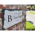 Beautifully Handcrafted and Customizable Slate Home Address Plaque (18 ...