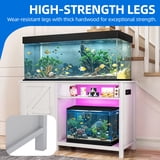 Uforic Fish Tank Stand with Electrical Sockets, Cabinet for 55-75 ...