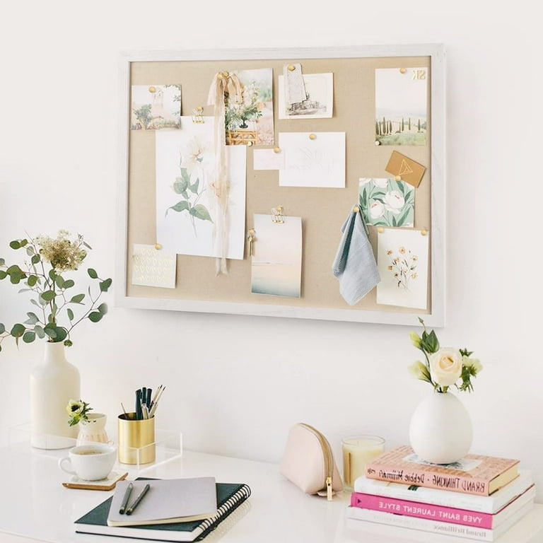 Large Framed Bulletin Board