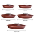 MODANU 6 Pack Plastic Plant Saucers, 8 inch Round Plant Flower Pot Drip ...