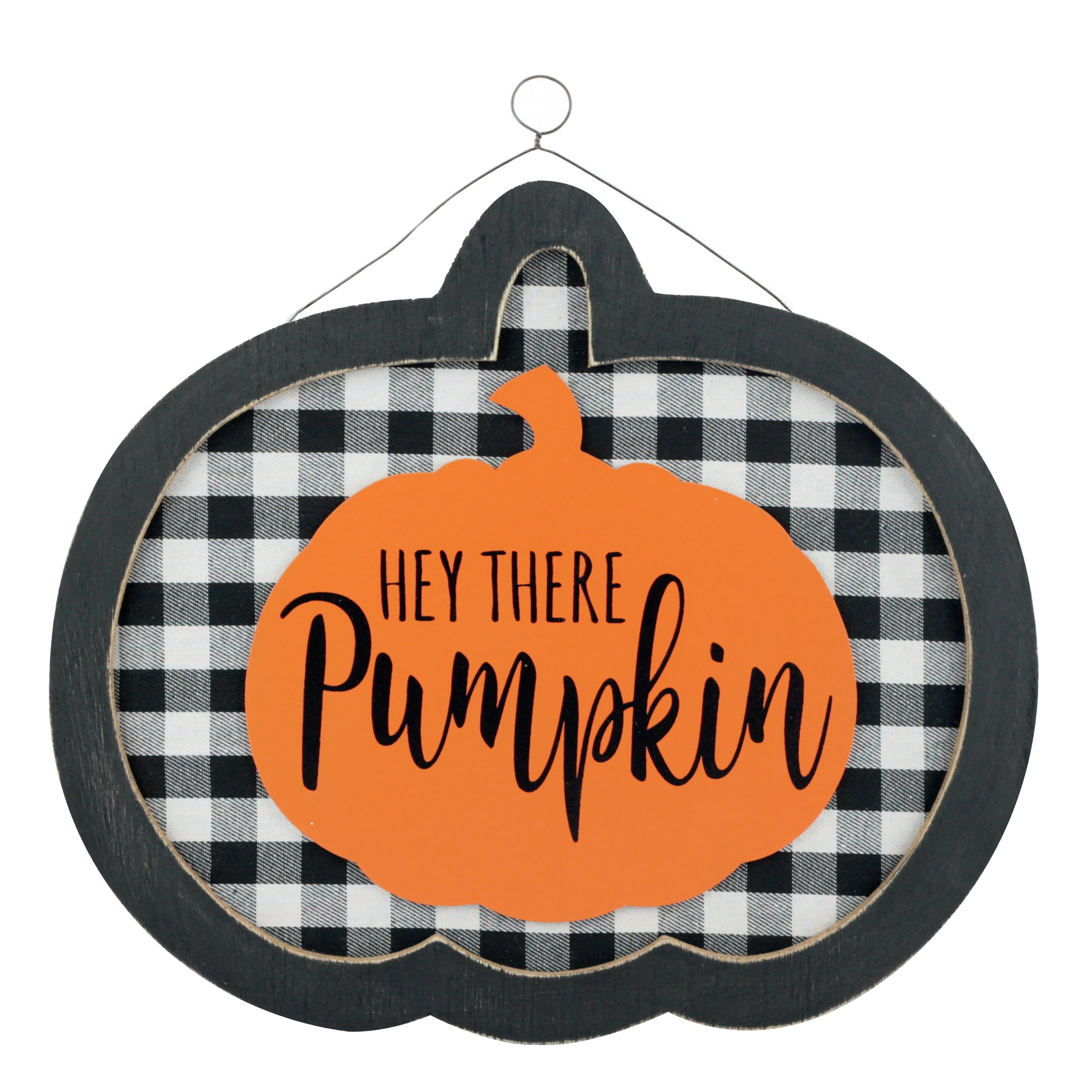 Fall Wreath Sign Hey There Pumpkin Wreath Sign Wood Sign Attachment ...