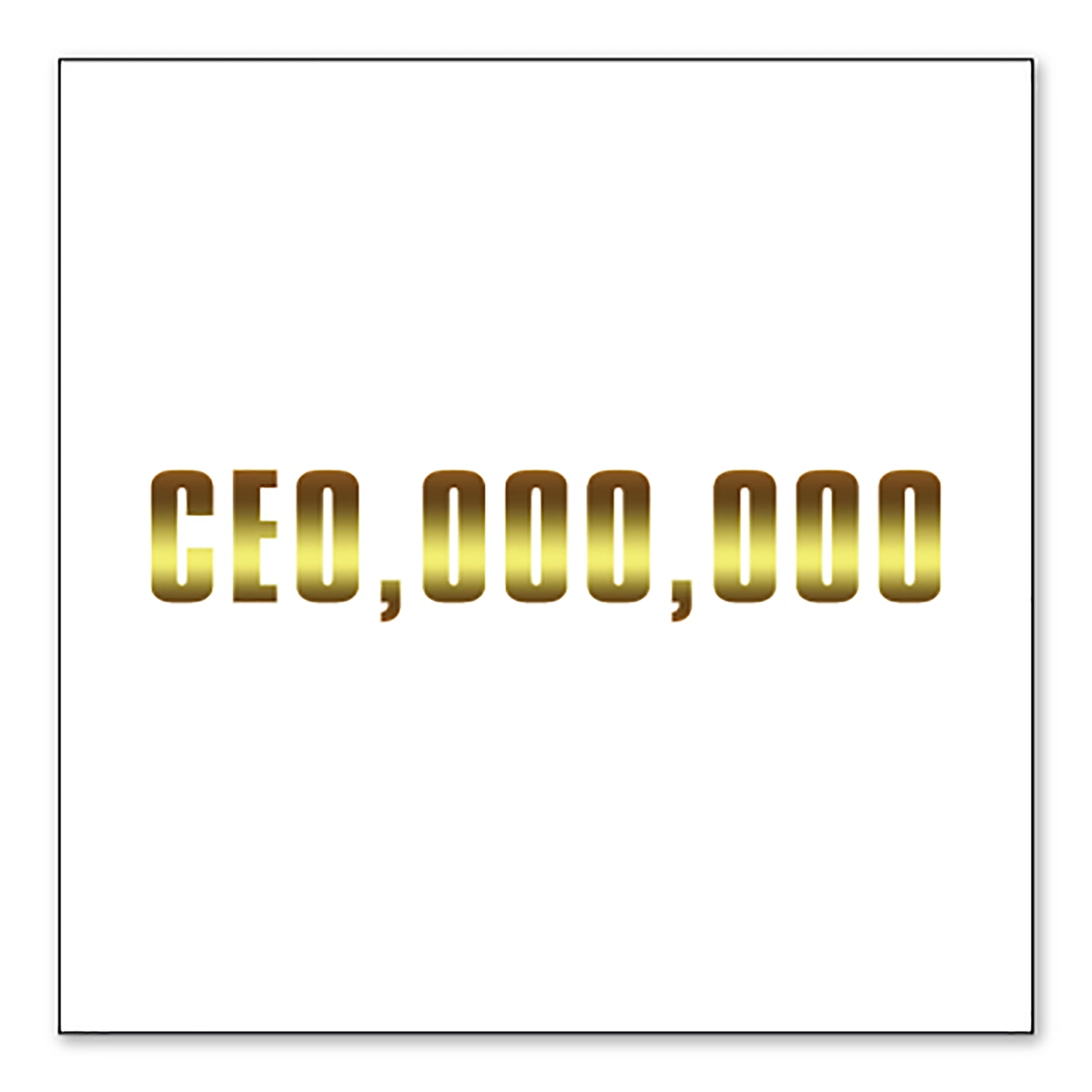 DistinctInk Custom Bumper Sticker - 10" x 10" Decorative Decal - White ...