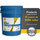 Shell Rotella T6 Full Synthetic 15W-40 Diesel Engine Oil, 5 Gallon ...