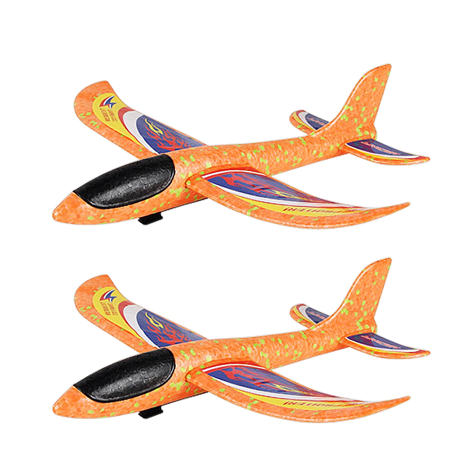 Daupanzees 2 pcs Foam Airplane Toys, Foam Glider, Outdoor Flying Toy ...