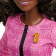 Barbie Future Leader Doll with Dark Brown Hair, Pink and Black Outfit ...