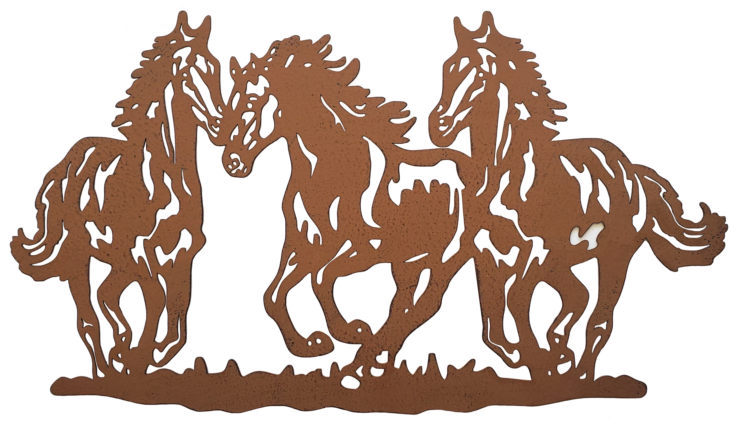 Xanter Running Horses Reversible Wall Decor, Horse Wall Decor (17 x 9 5 ...