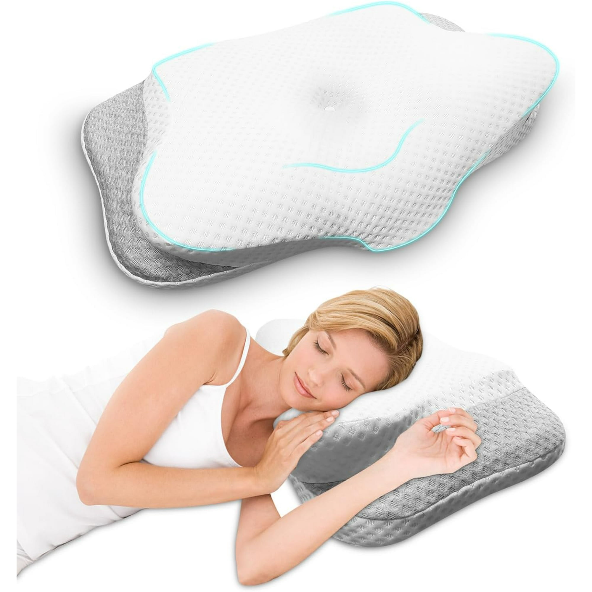 Click here for Siabc-Memory Foam Pillow Neck Support Pillow Ergon... prices