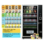 Refrigerated Snack and Drink Vending Machine with 60 Slots and Bill ...