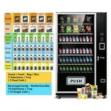 KFFKFF Chilled Dual-Purpose Vending Machine, 36 Compartments Commercial ...