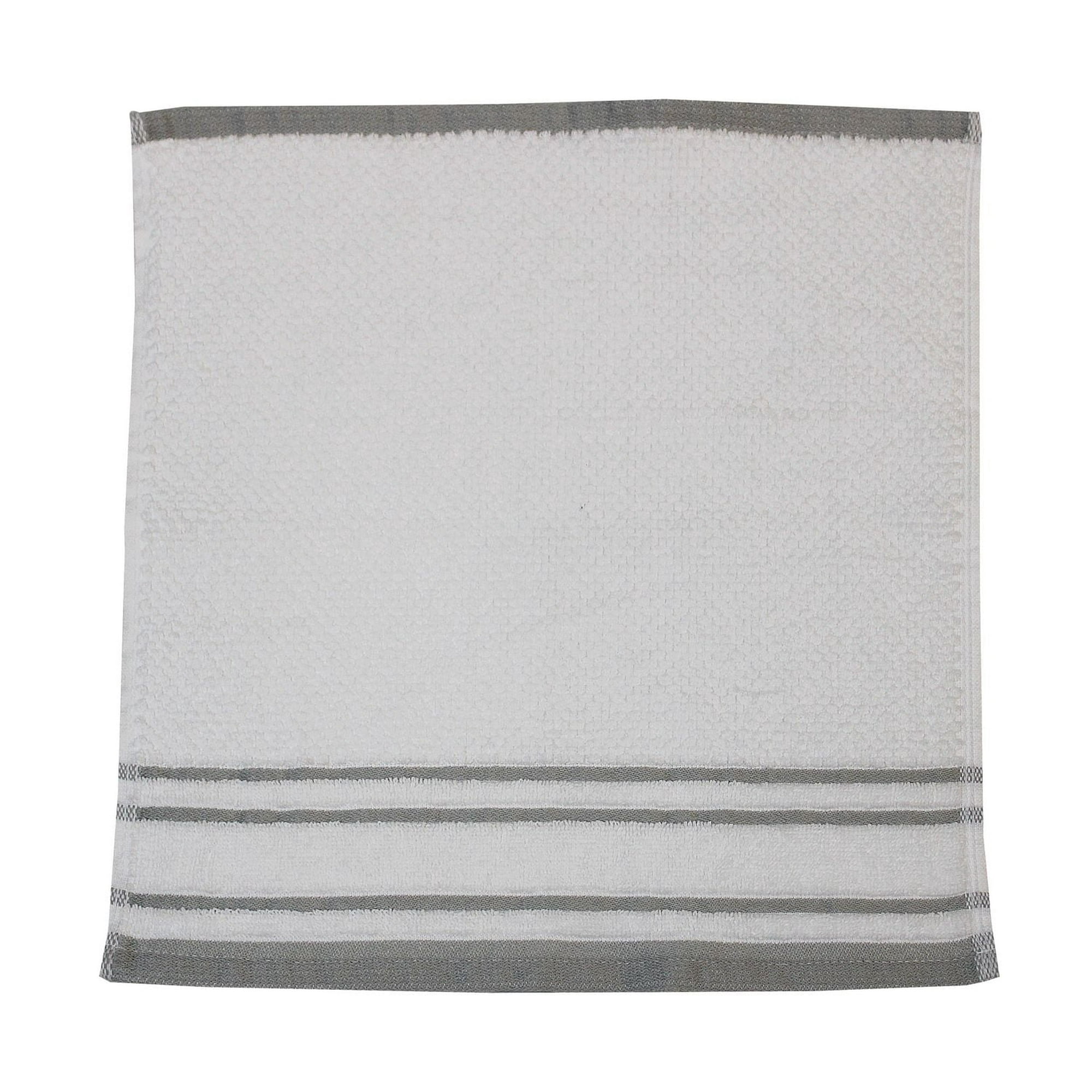 Click here for Hometrends Fashion Washcloth  White  1 Piece 13 In... prices