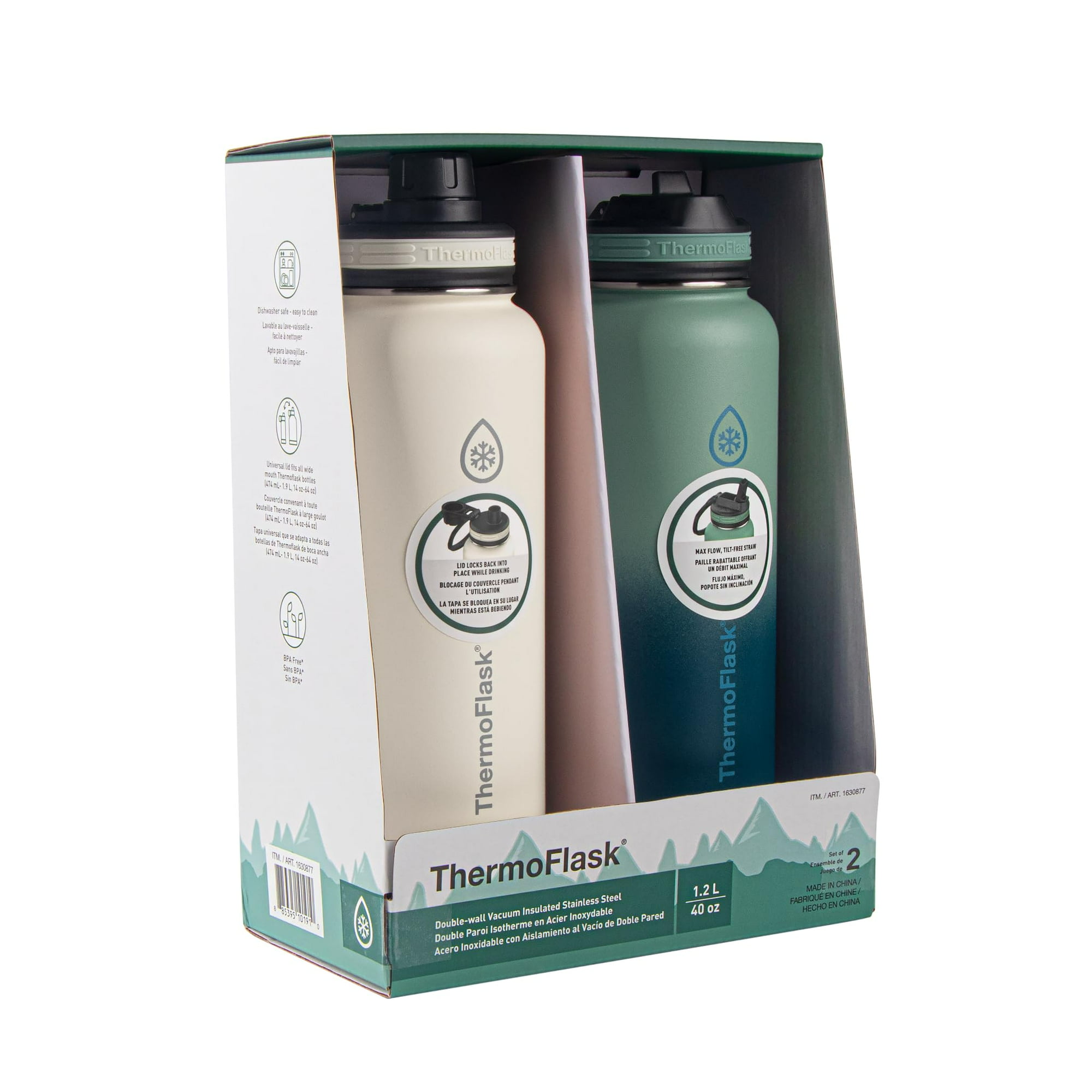 Click here for Thermoflask 40oz Stainless Steel Insulated Water B... prices