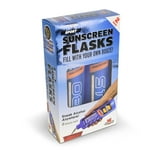 GoPong Sport Bottle Sunscreen Flask 2 Pack (16 oz Total) - Hidden ...