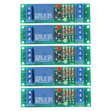 Relay Expansion Module,5 Pcs Relay Module One Channel Relay Relay ...