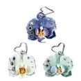 Artistic Textured Phalaenopsis Keychain Charm with Carabiner Clip ...