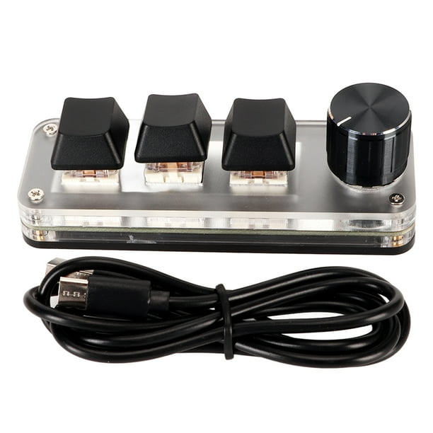 Macro Keyboardwith Knob,Red Switch Macro Keyboard Red Switch Mechanical ...