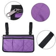Wheelchair Side Organizer Storage Bag Armrest Pouch Bag with Cup Holder ...