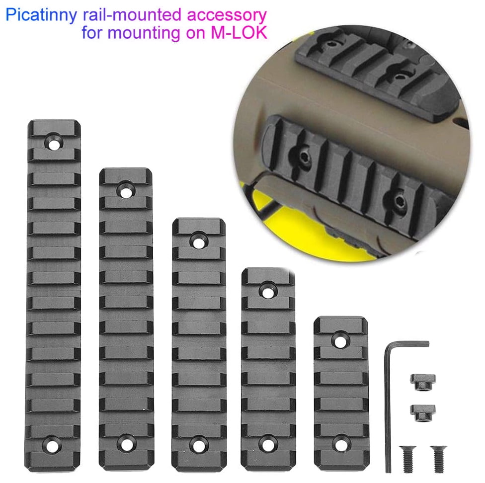 Riel picatinny m lok 5 7 9 11 13 ranuras Riel Picatinny M Lok 5 7 9 11 ...