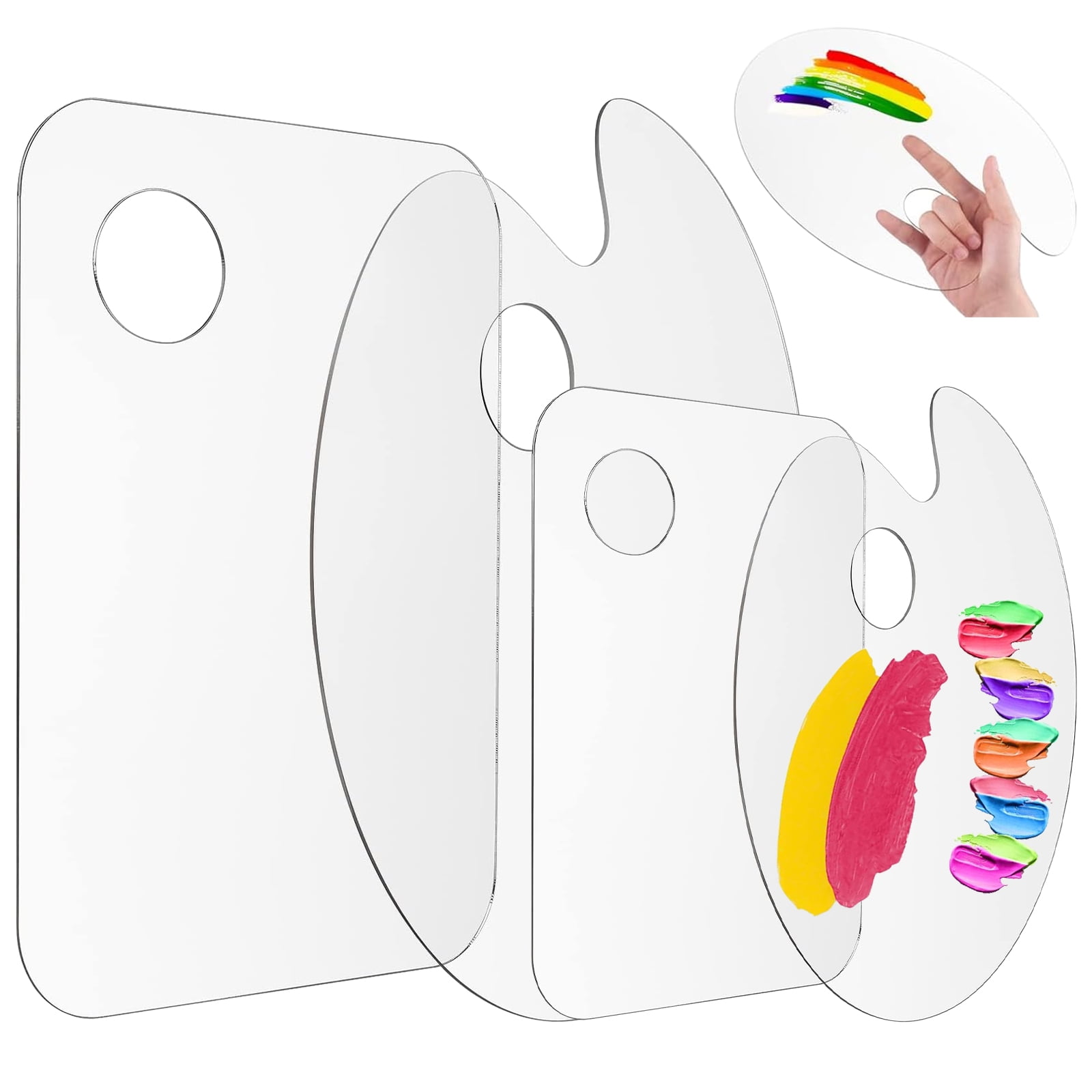 Click here for Mfg2020 4pcs Transparent Palette-25*15(Oval+Square... prices