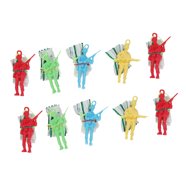 Adventure Play Game Equipment - 10Pcs Colorful Hand Throwing Parachutes ...