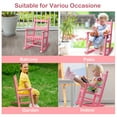 WANGBOY Durable Child's Wood Porch Rocker Outdoor Rocking Chair for ...