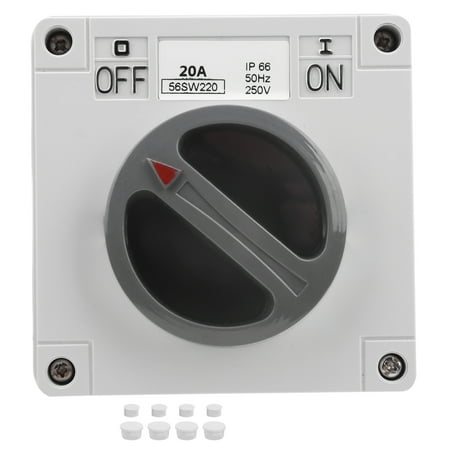 Outdoor Waterproof Switch Socket Dustproof Isolation Rotary OnOff ...