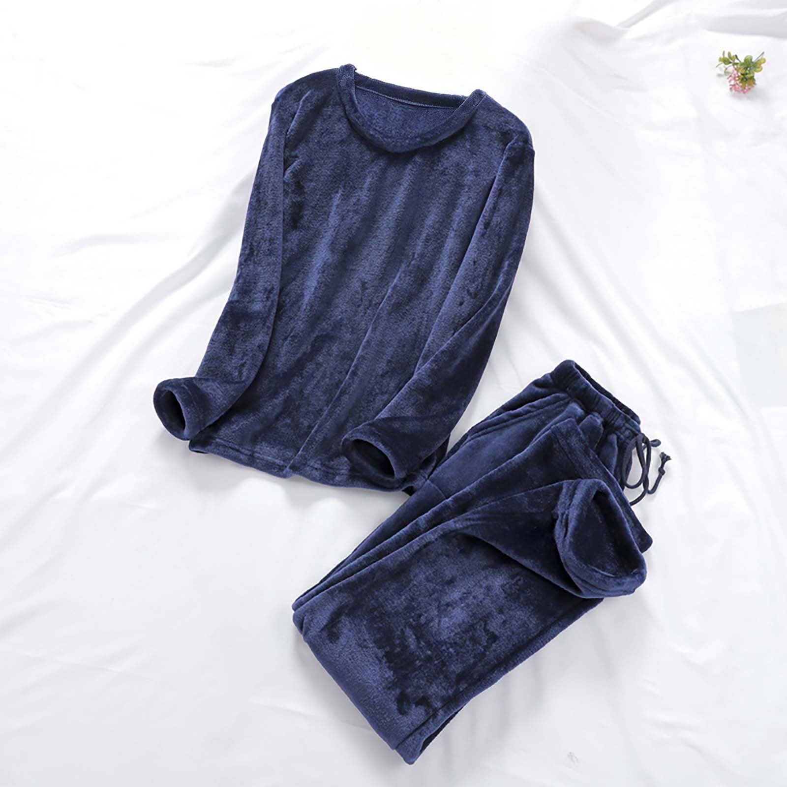 Click here for Betivan Womens Pajama Set Winter Flannel Warm Soli... prices