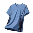 Big and Tall Mens Muscle Shirt Short Sleeve Crew Neck Athletic Sport ...