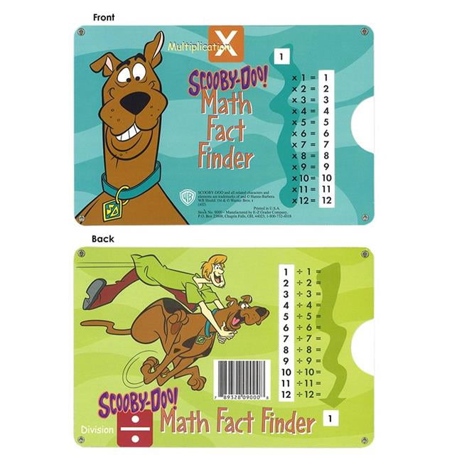 Original E-Z Grader EZ-9000BN Scooby Doo Math Fact Finder - Pack of 3 ...