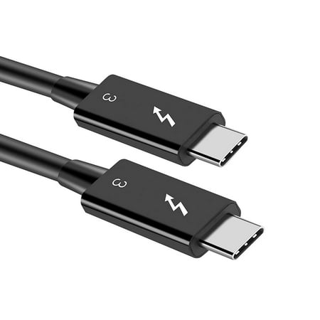 Thunderbolt 3 to Thunderbolt 3 USB 4 Cable 0.7M/2.3FT, Bmatwk TB3 Cable ...