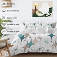 Colorful Stars 4 Piece Duvet Cover Set Full Size Vintage Green Khaki ...
