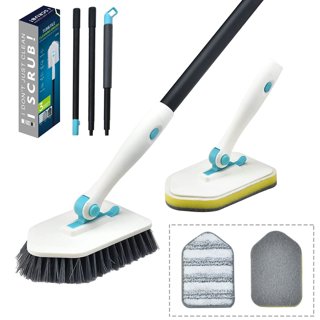Scotch-Brite Shower and Tub Non-Scratch Scrubber w/ Extendable Handle ...