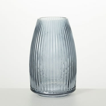 The Novogratz 14" Fluted Silver Aluminum Vase - Walmart.com