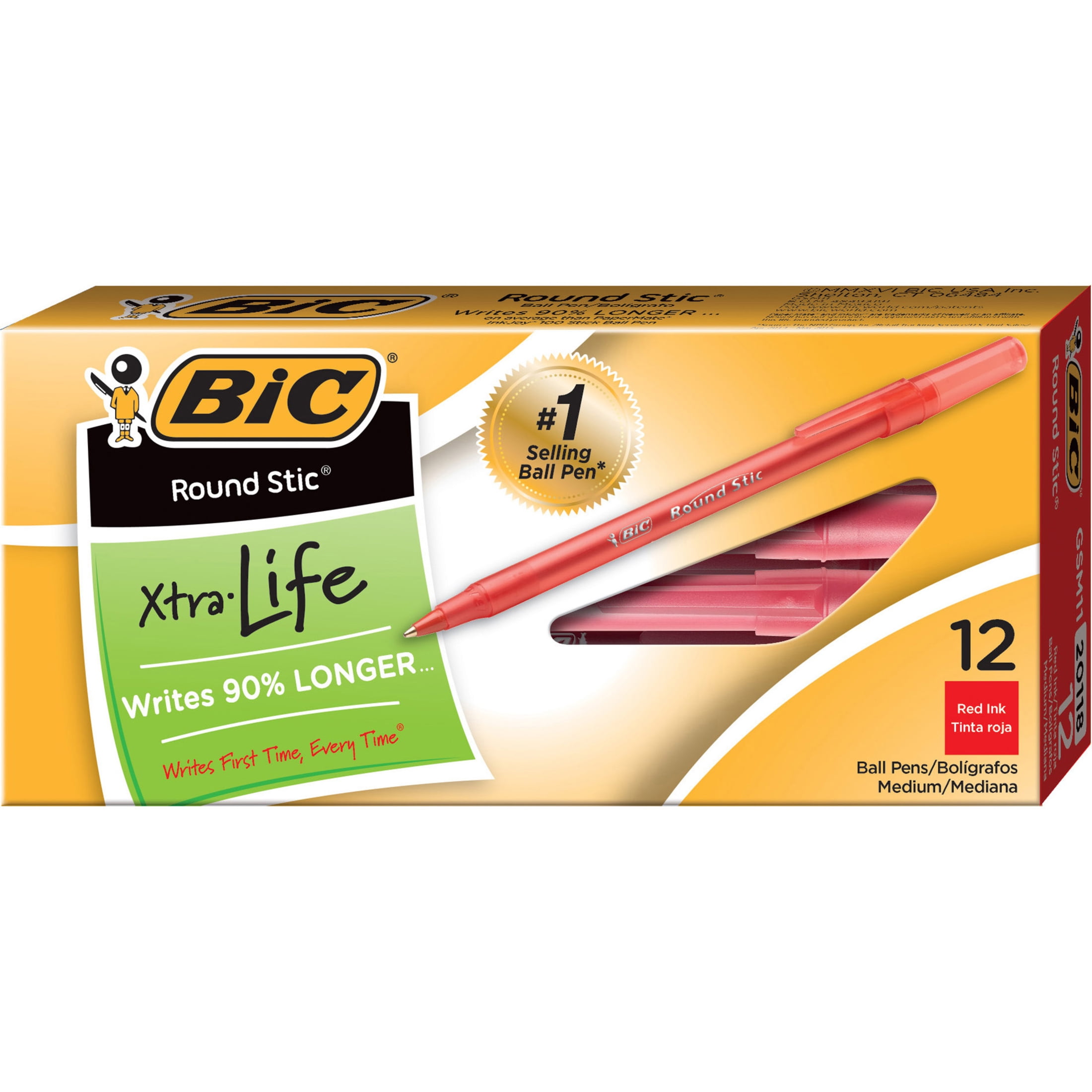 Bic Round Stic Red