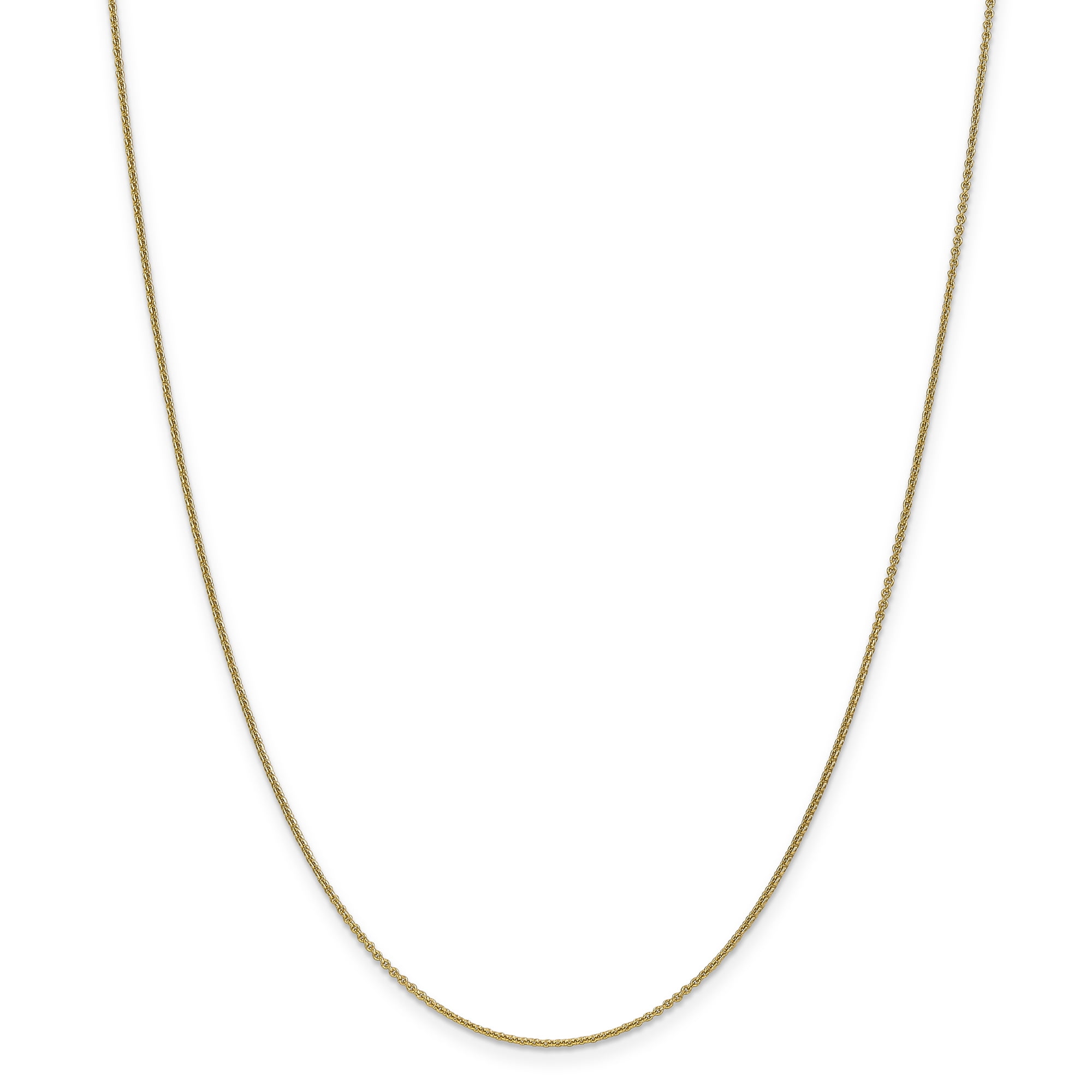 Click here for Saris And Things 14k Yellow Gold 1mm Cable Chain 2... prices