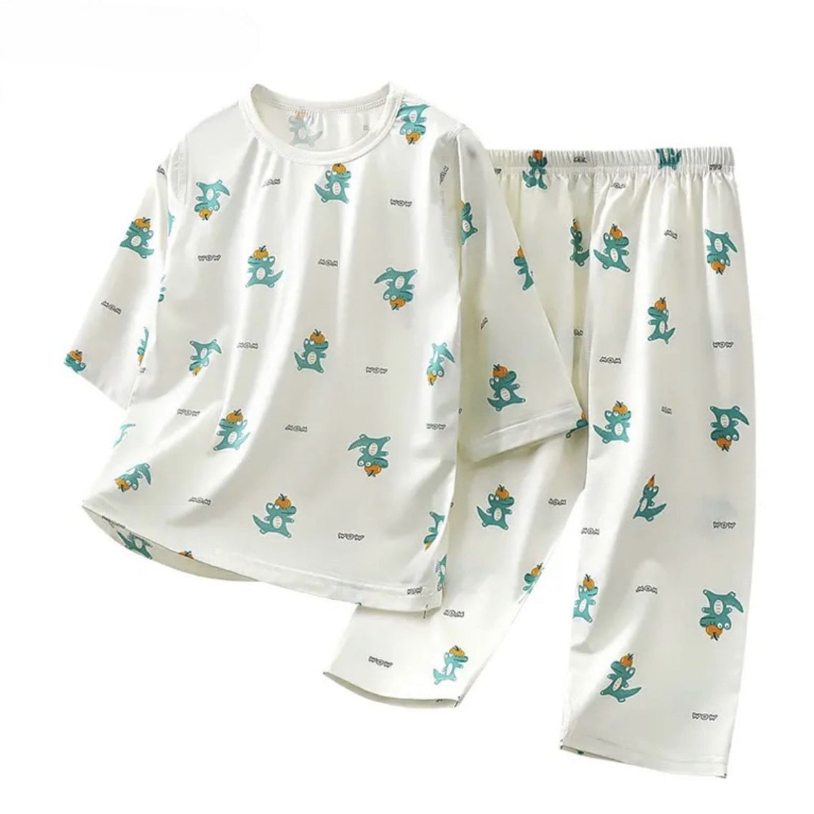 Click here for Zcn001 Girls Pajamas Kids Boys And Girls Summer Ca... prices