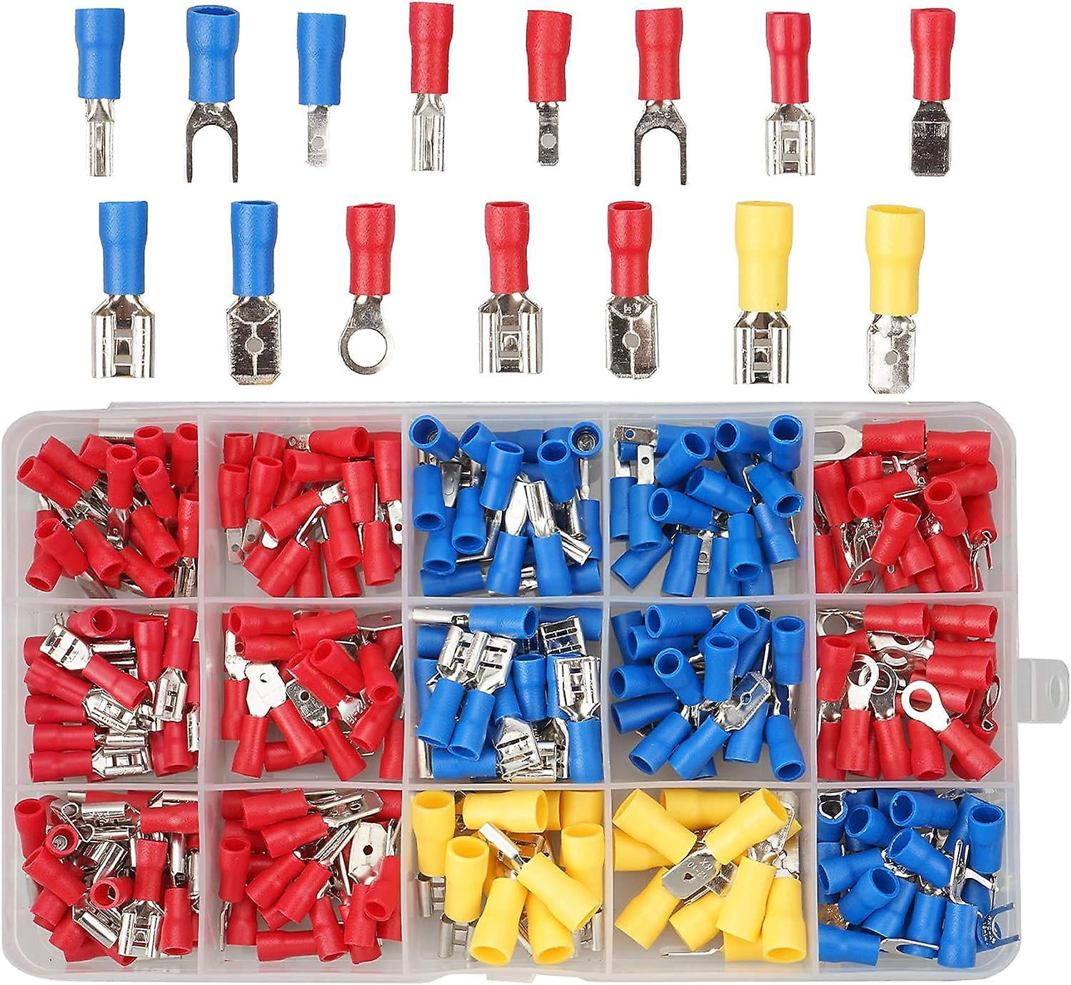 Paquete de 280 terminales eléctricos aislados XCF Herramienta de ...