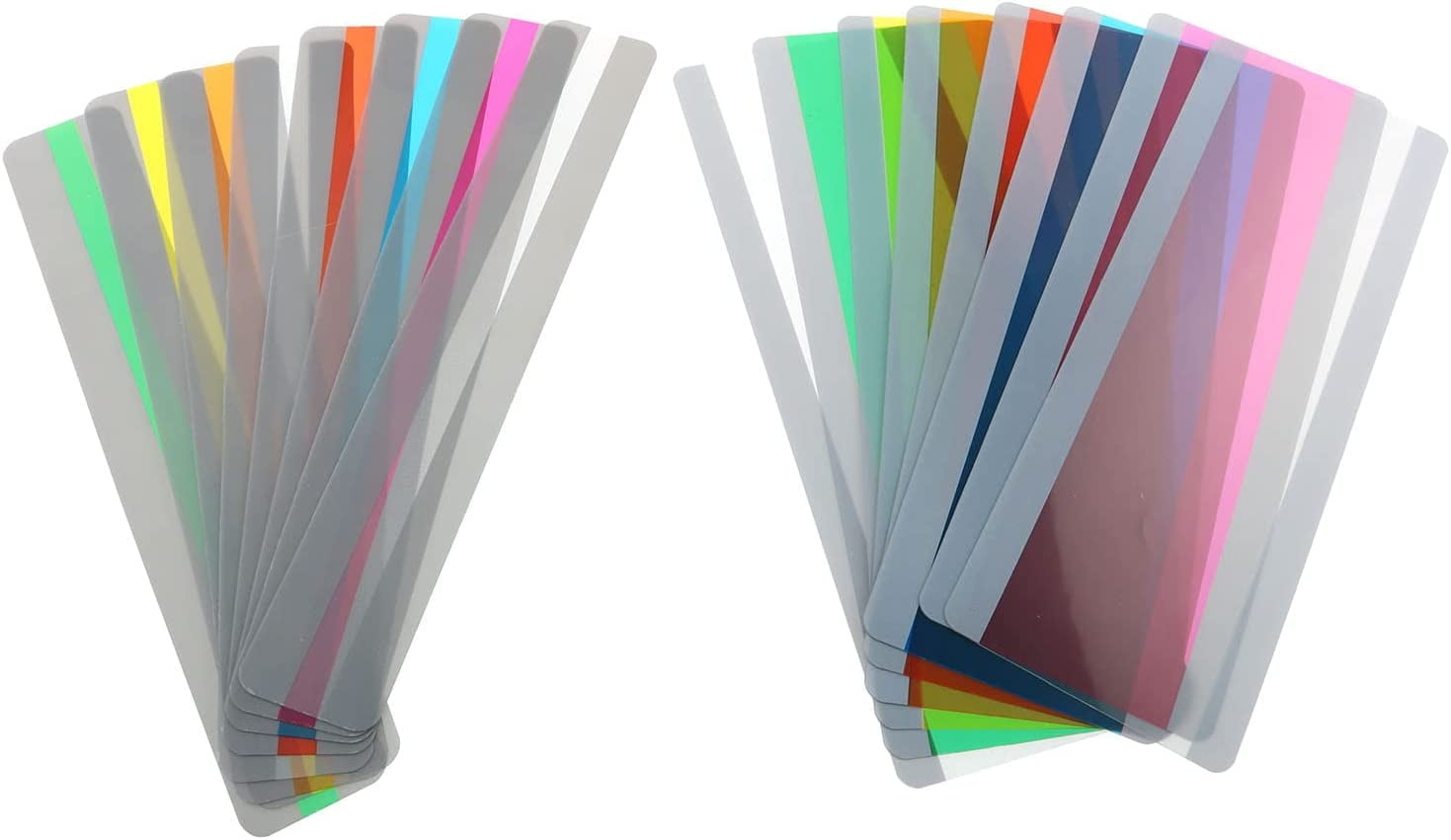 16Pcs Guided Reading Strips Colored Overlays Highlighter Multipurpose ...