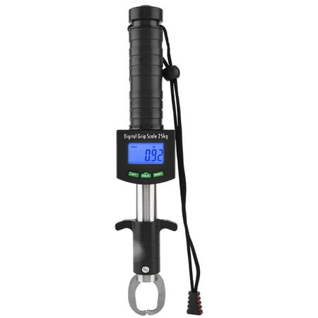 LLC 3 in 1 Digital Fish Grip Scale 25kg/55lb Fish Lip Gripper Grabber ...