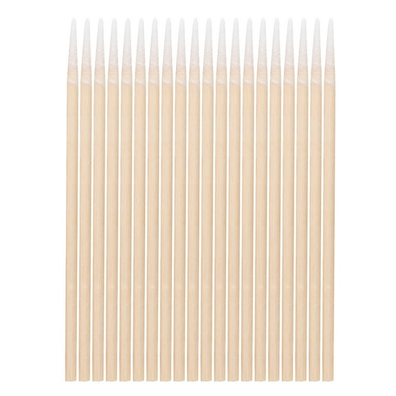BBASILIYSDYM 100 Pc Wooden Q-tips, Cotton Swabs, 8cm Extra Long, Double ...