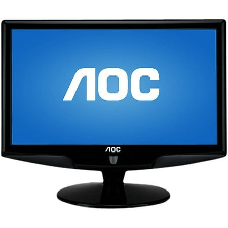 AOC 18.5" LCD Widescreen Monitor, Black (931SWL) - Walmart.com