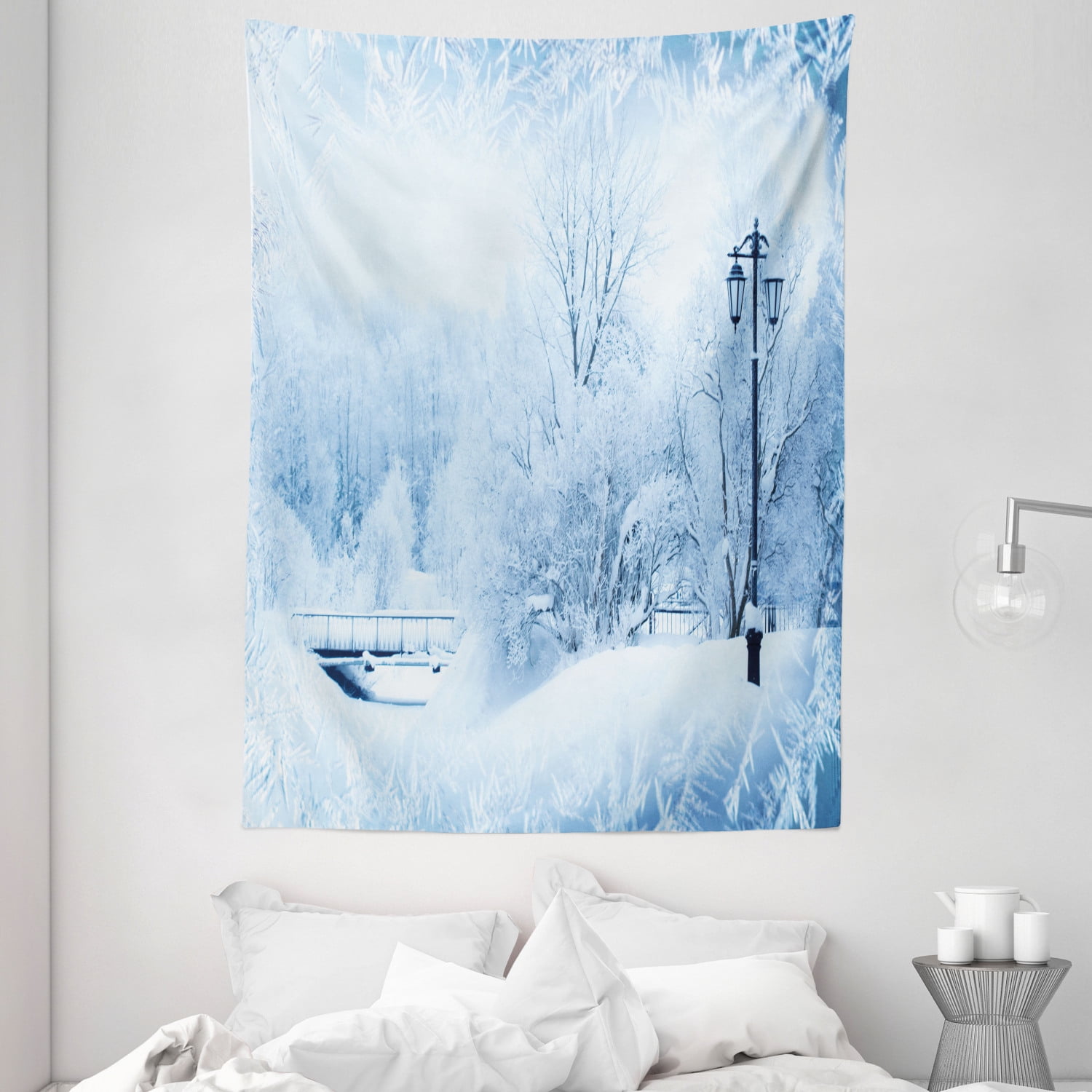 Winter Tapestry, Winter Trees in Wonderland Theme Christmas New Year ...