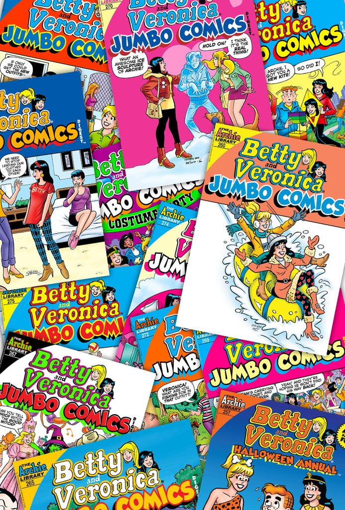 Archie Comics Digest Value Bundle Betty & Veronica 8-Pack - Walmart.com
