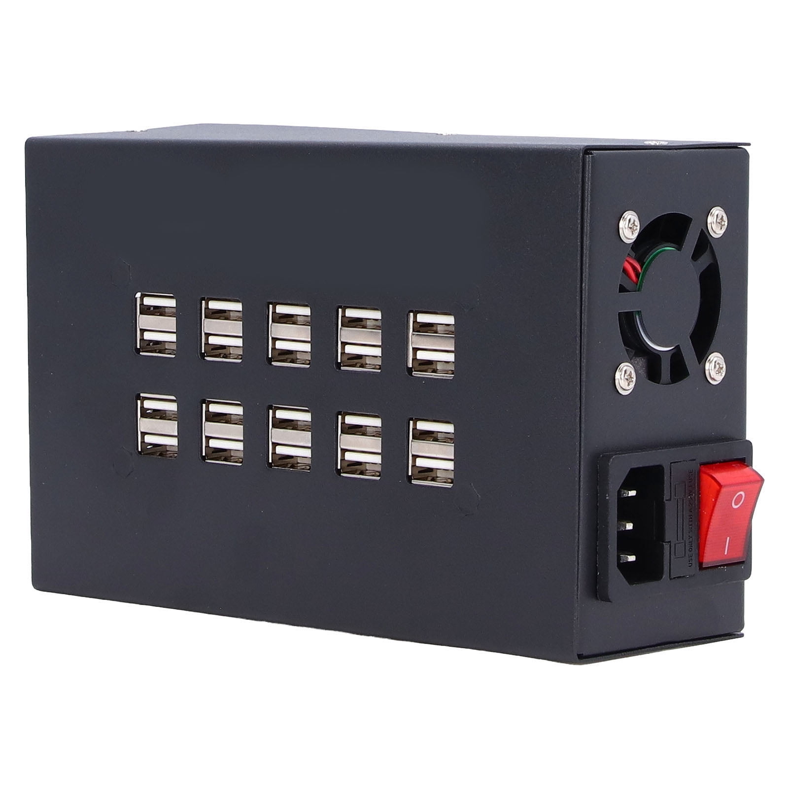 Estación de carga, cargador USB, bloque de cargador de 20 puertos, concentrador de carga ...