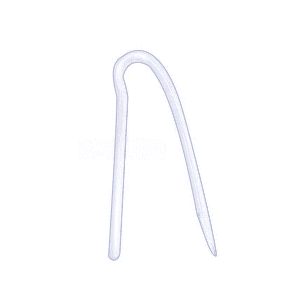 Codo de molde auditivo blando Codo de PVC transparente Gancho de molde ...