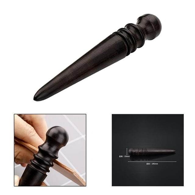 Wooden Leathercraft Slicker Burnisher Polished Rod Edge Burnisher ...