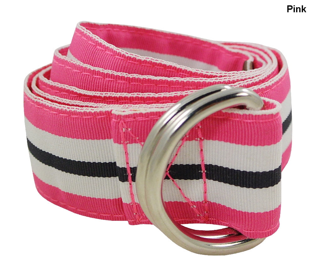 NEW Foot-Joy Ribbon Belt Hot Pink/White/Charcoal Men's Small Belt ...
