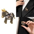 Beautiful Donkey Design Rhinestones Pearls Brooch Lapel Pin For Women ...