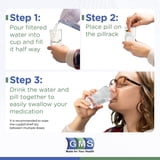 GMS Medicine Pill Taker's Cup - Durable, BPA-Free, Dishwasher-Safe for ...